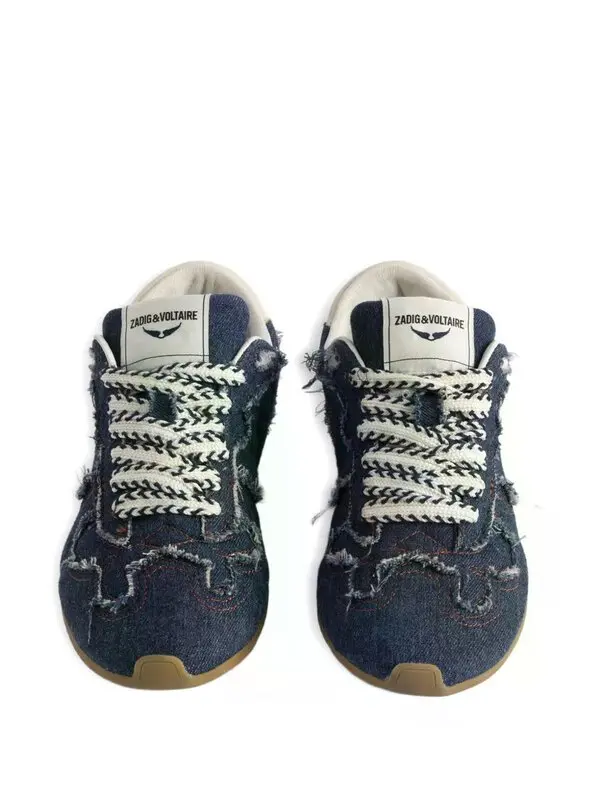 Zadig&Voltaire Dance Frayed Sneakers
