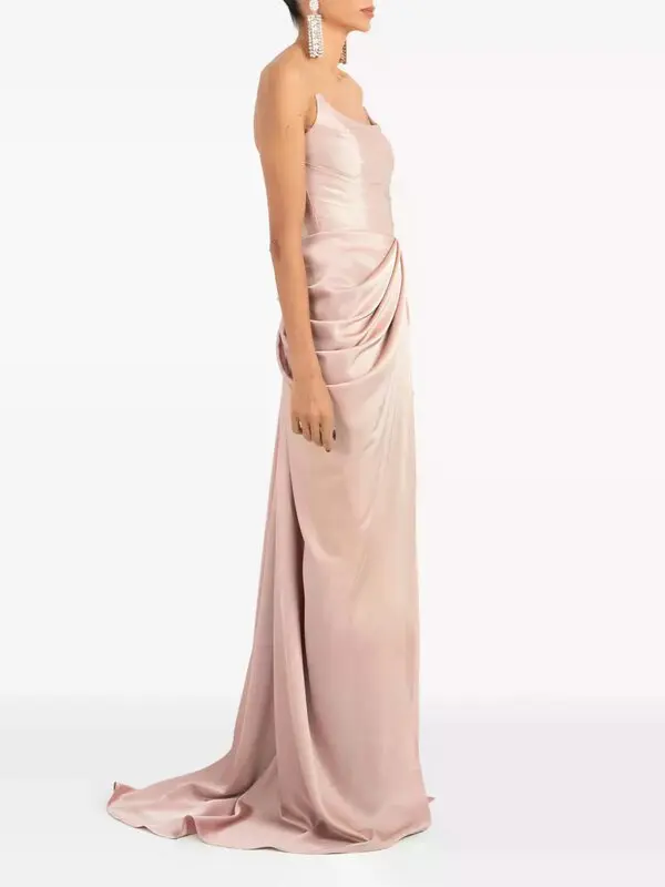 ANA RADU Strapless Maxi Dress
