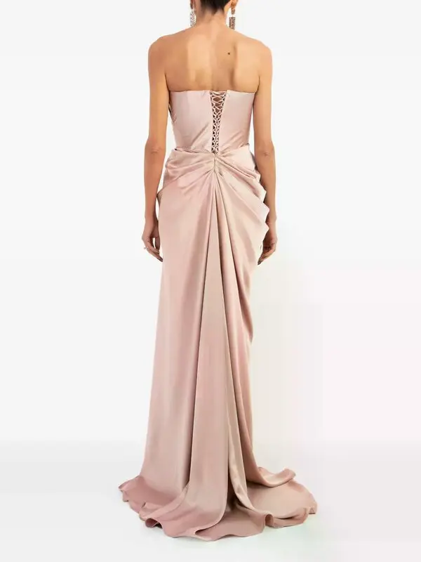 ANA RADU Strapless Maxi Dress