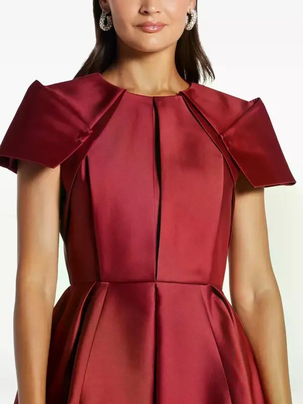 Dice Kayek Pleated Shoulder Maxi Dress