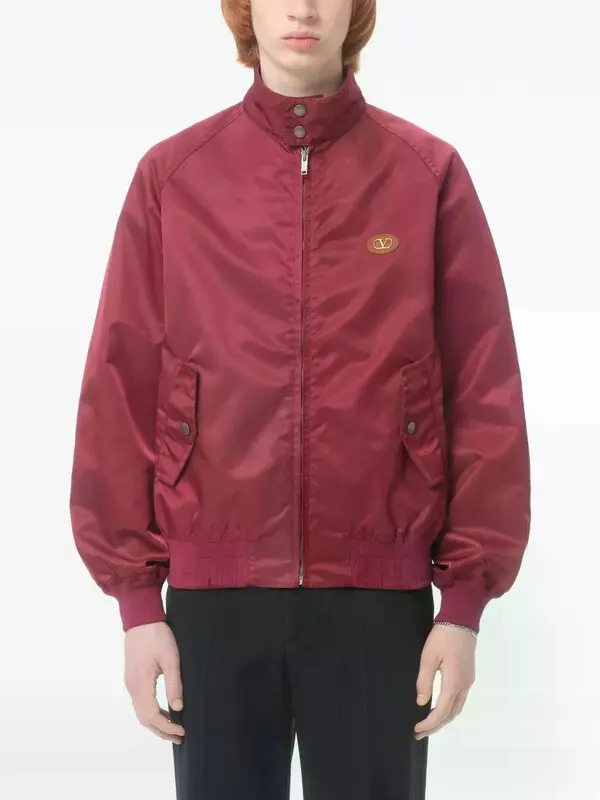 Valentino Garavani Vlogo Patch Zip-up Blouson