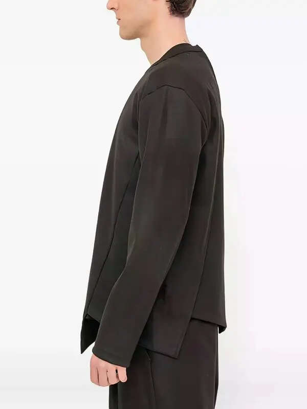 Comme Des Garçons Asymmetrical Hem Long Sleeve T-shirt