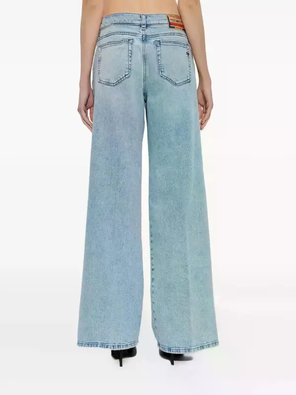 DIESEL® 1978 D-akemi Wide-leg Jeans - Blue