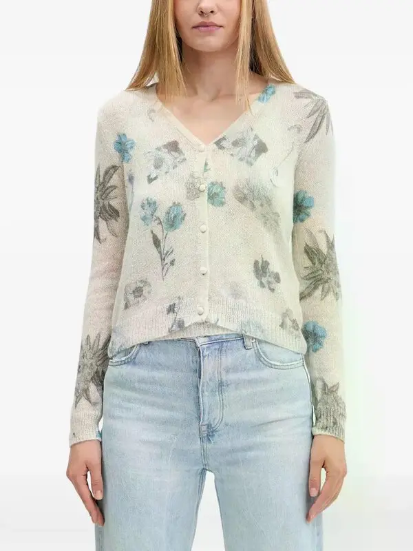 Desigual Floral Cardigan Set