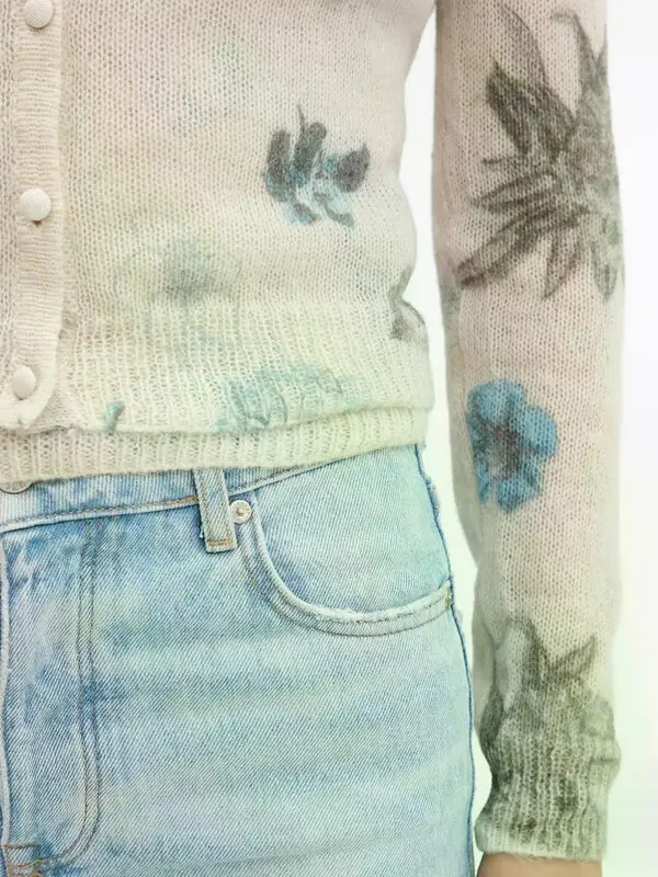 Desigual Floral Cardigan Set