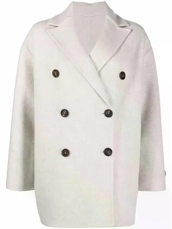 Brunello Cucinelli Double-breasted Cashmere Peacoat