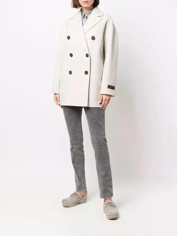 Brunello Cucinelli Double-breasted Cashmere Peacoat
