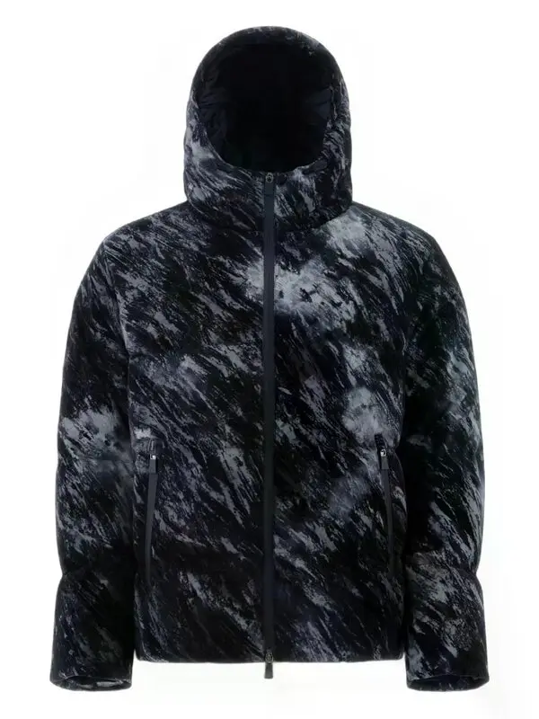 Herno Hooded Patterned Jacket