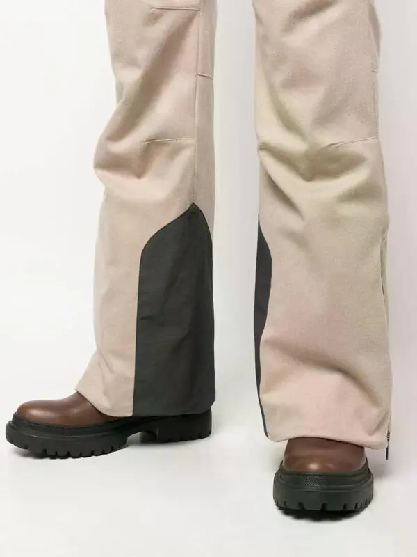 Brunello Cucinelli Colour-block Wool Track Pants