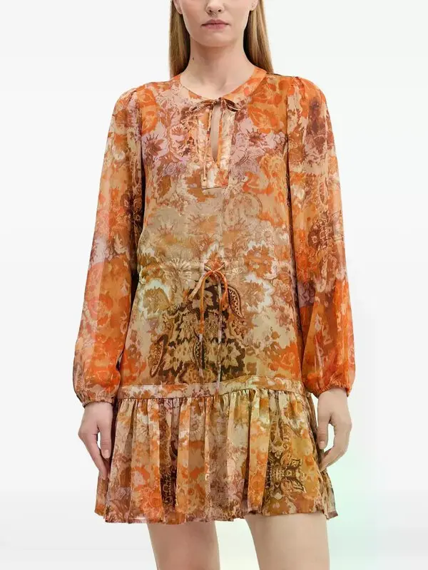 Desigual Tie-neck Dress