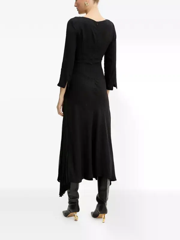 Karl Lagerfeld Pleated Midi Dress
