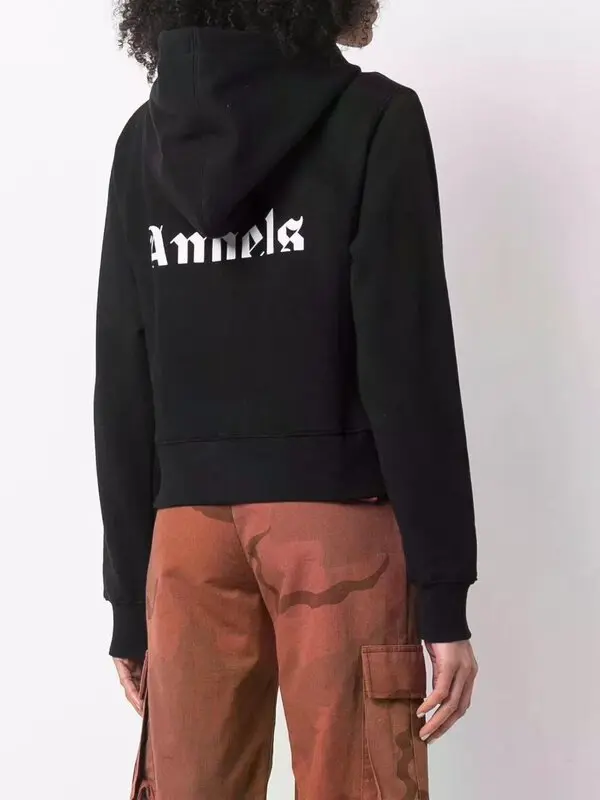 Palm Angels X Moncler Wings-logo Patch Hoodie