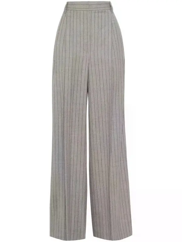 Brunello Cucinelli Wide-leg Wool Trousers