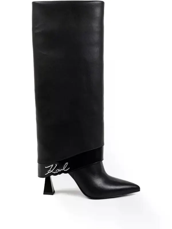 Karl Lagerfeld Logo-appliqué Boots