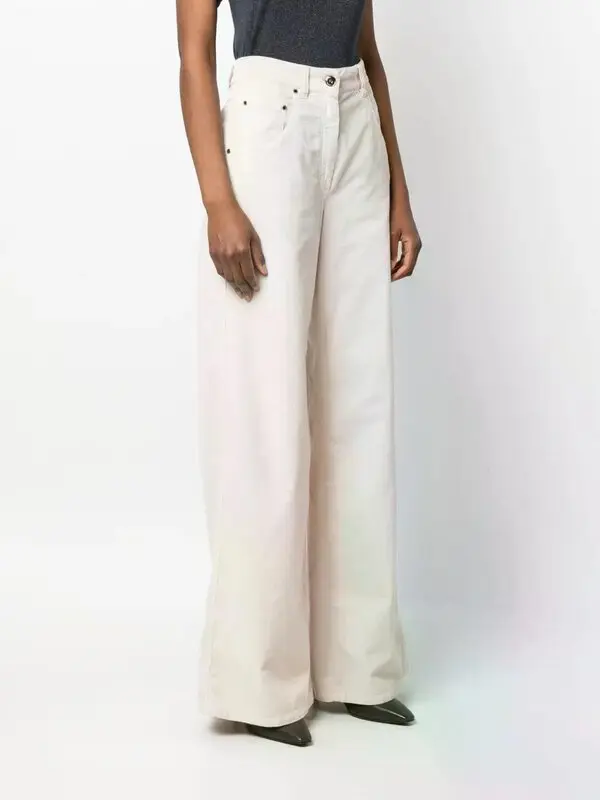 Brunello Cucinelli High-waist Wide-leg Jeans