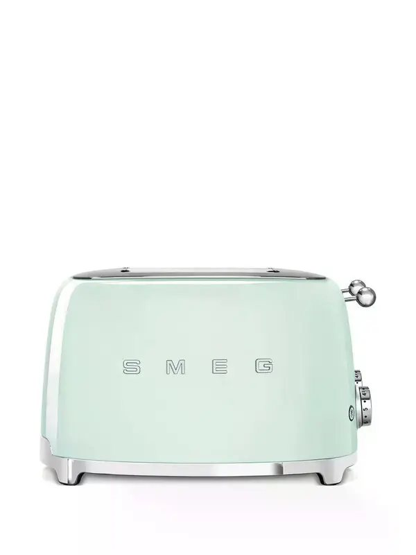 SMEG Chrome-tone Detailing Plissé Four-toaster