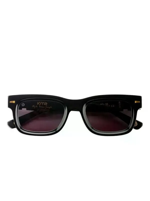 KYME Jedi Rectangle-frame Sunglasses - Black