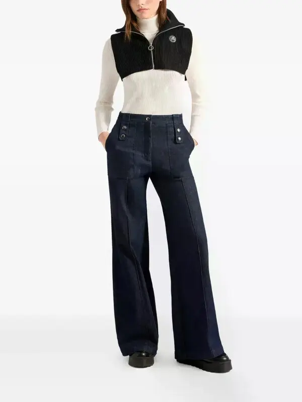 Fusalp Zip-up Ribbed Bib Scarf