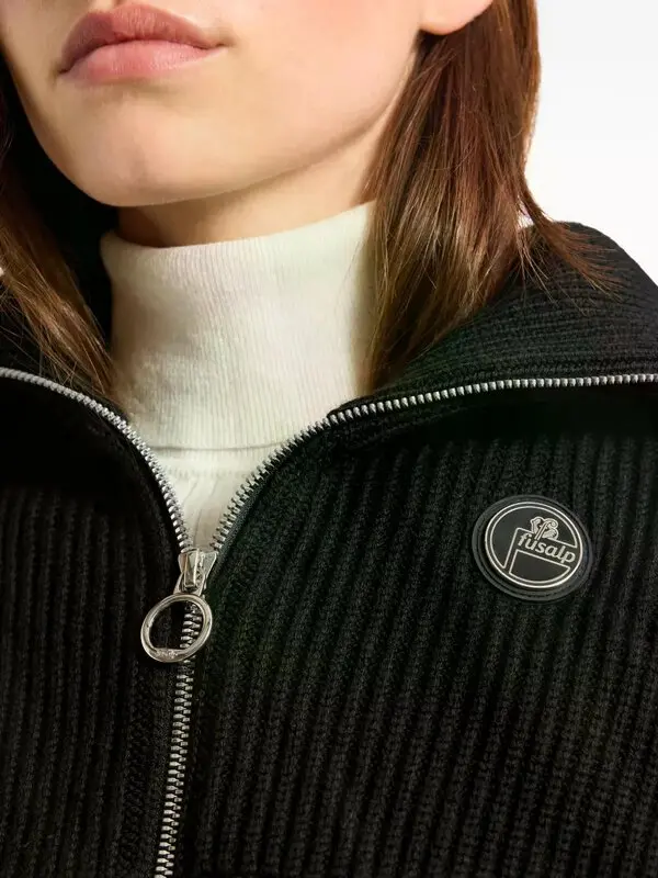 Fusalp Zip-up Ribbed Bib Scarf