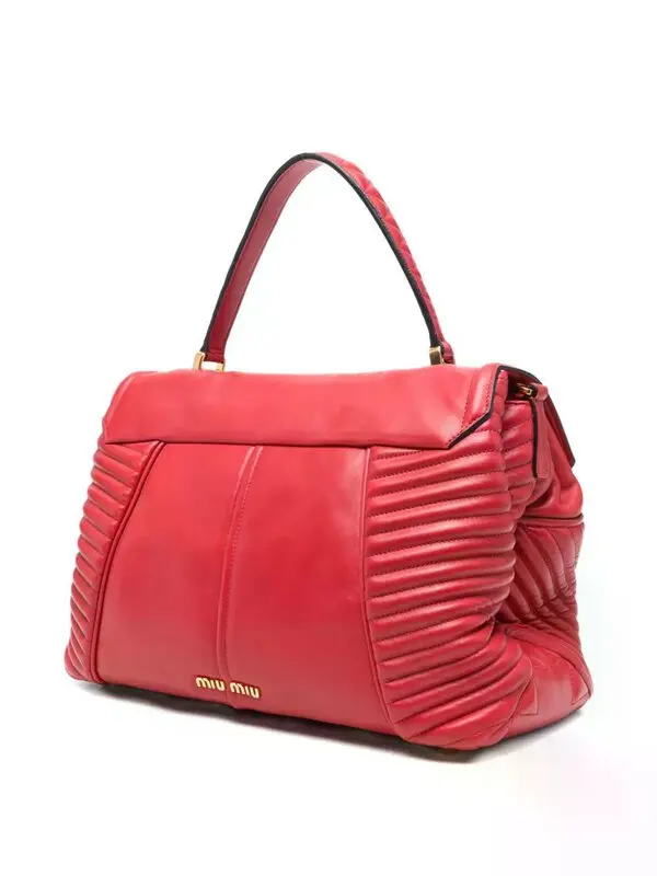 Miu Miu Zip-fastening Quilted Tote