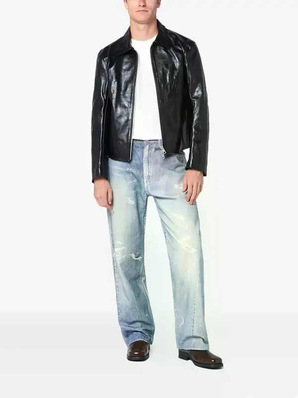 Our Legacy Distressed-effect Cotton Jeans