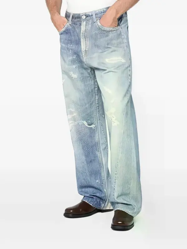 Our Legacy Distressed-effect Cotton Jeans