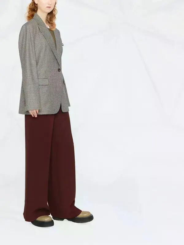 Brunello Cucinelli Prince Of Wales Single-breasted Blazer