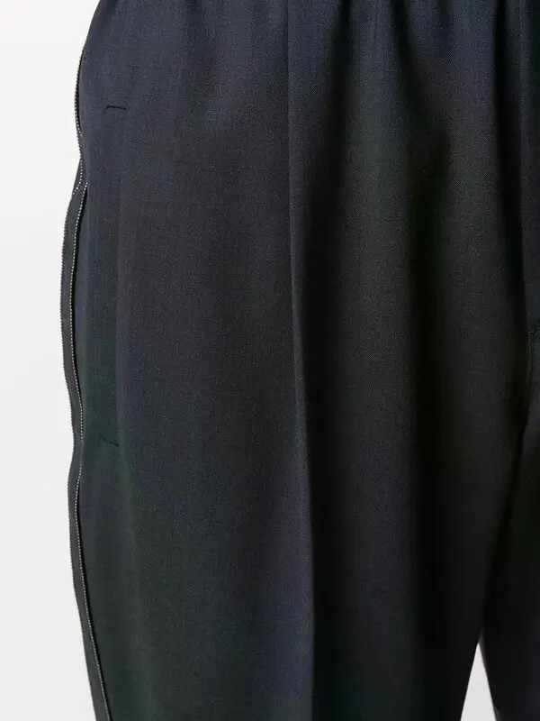 Brunello Cucinelli Side Stripe Cropped Trousers