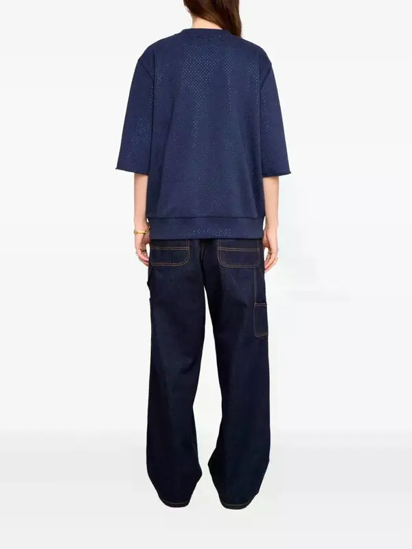 Zadig&Voltaire Oversized Embellished Sweatshirt