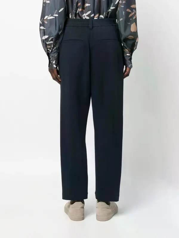 Brunello Cucinelli High-waisted Straight-leg Trousers