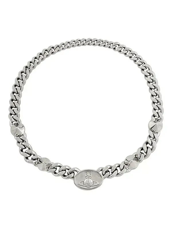 VIVIENNE WESTWOOD Manchester Orb-detail Necklace - Silver