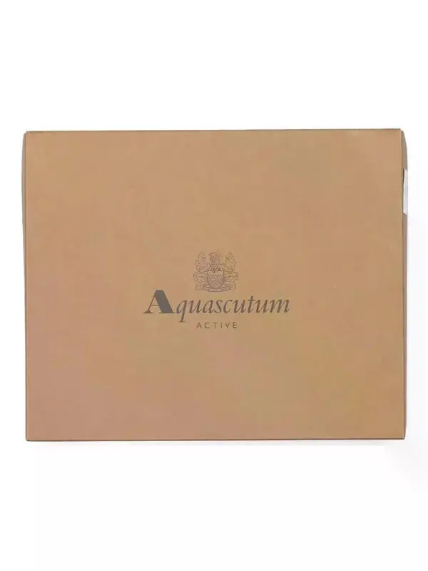 Aquascutum Macro Club Check Tasselled Scarf