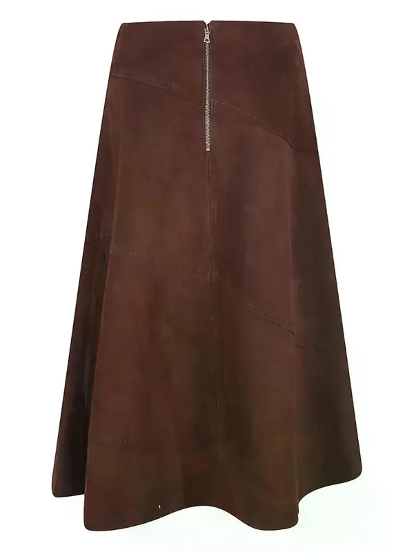 Alice + Olivia Sosie Suede Skirt