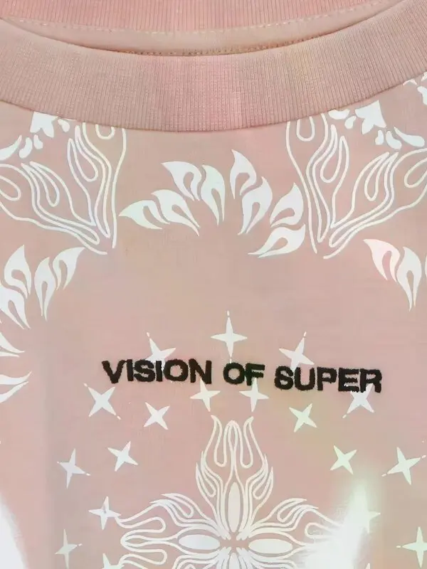 VISION OF SUPER Flame Print Sweatshirt