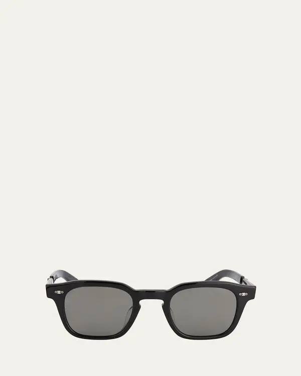 MR. LEIGHT Adonis S Square Sunglasses - Black