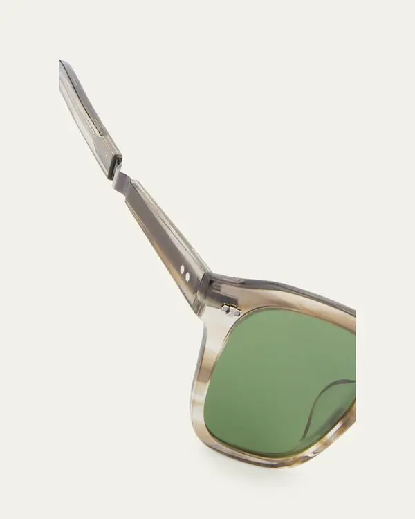 MR. LEIGHT Adonis S Square Sunglasses - Celestial Grey