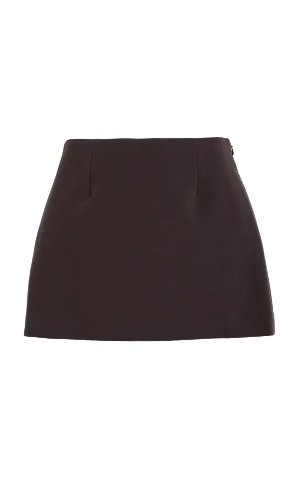 FAVORITE DAUGHTER Crepe Skort - Brown