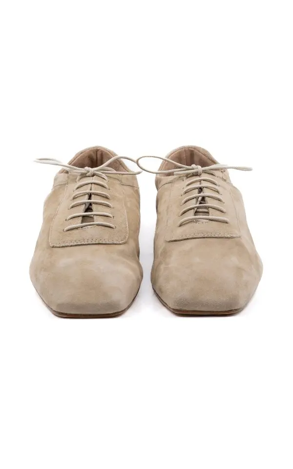 ANDREA GOMEZ Antonia Suede Oxford Flats