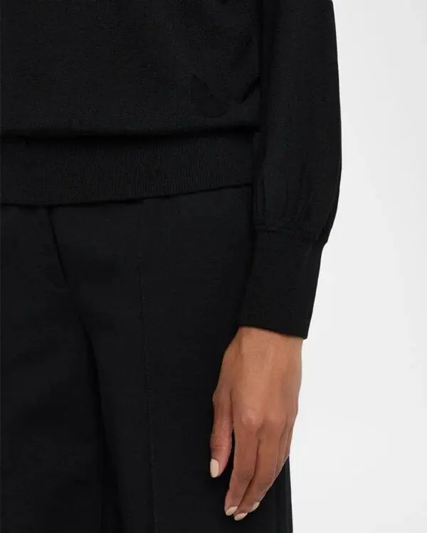 Akris Bateau-neck Virgin Wool Knit Sweater