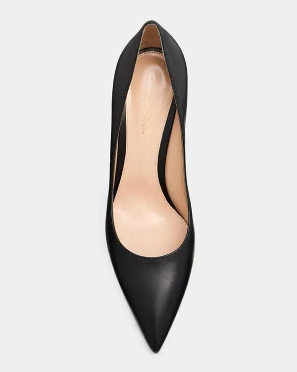GIANVITO ROSSI 85mm Leather Pumps - Black