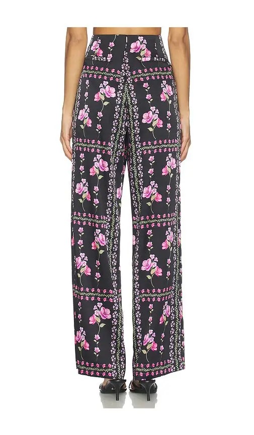 Misa Rita Pant In Floral Print