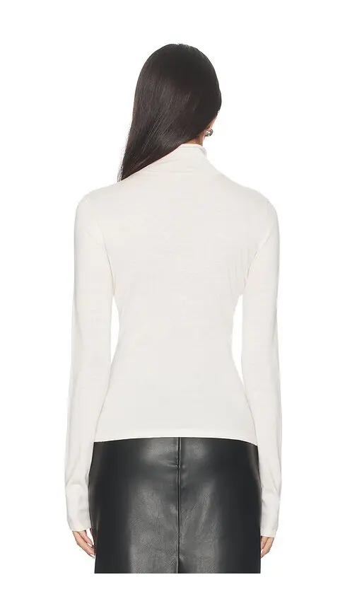 EAVES Maxine Turtleneck Sweater - White