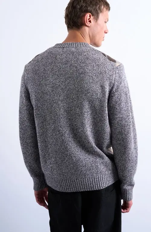 Topman Argyle Crewneck Sweater