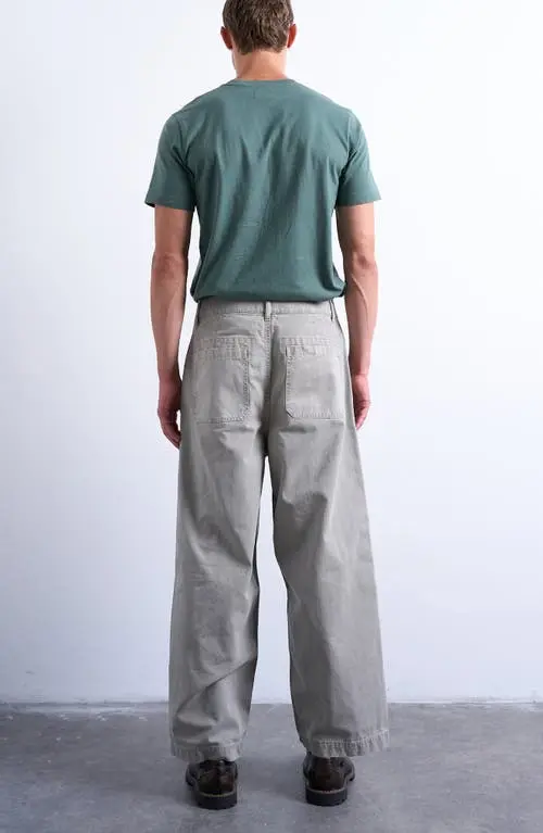 Topman Herringbone Pleated Barrel Trousers