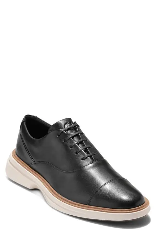 Cole Haan Originalgrand Cityspectre Cap Toe Oxford - Black/ch Natural/ivory