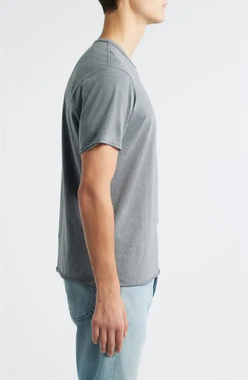 Rag & Bone Miles Melange Pocket T-shirt - Heather Charcoal