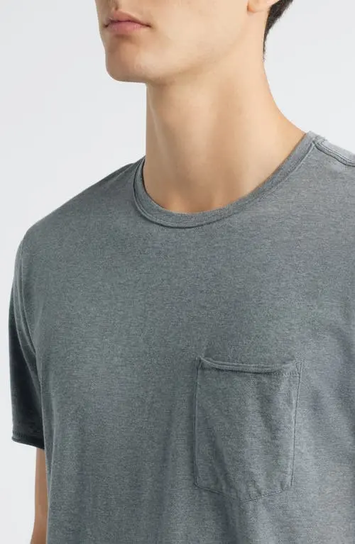 Rag & Bone Miles Melange Pocket T-shirt - Heather Charcoal