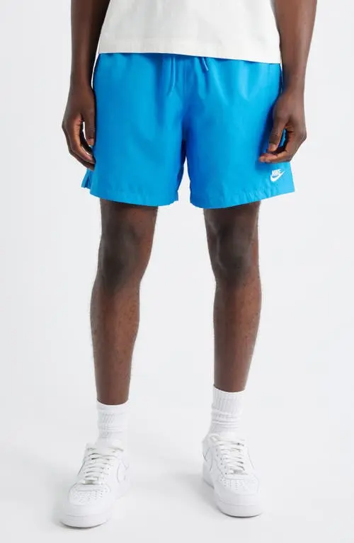 Nike Club Woven Flow Shorts - 435 Lt Photo Blue/white