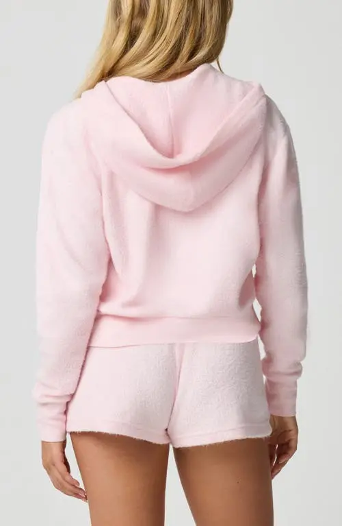 FLORENCE BY MILLS Cropped Fleece Hoodie - Ballet Slipper