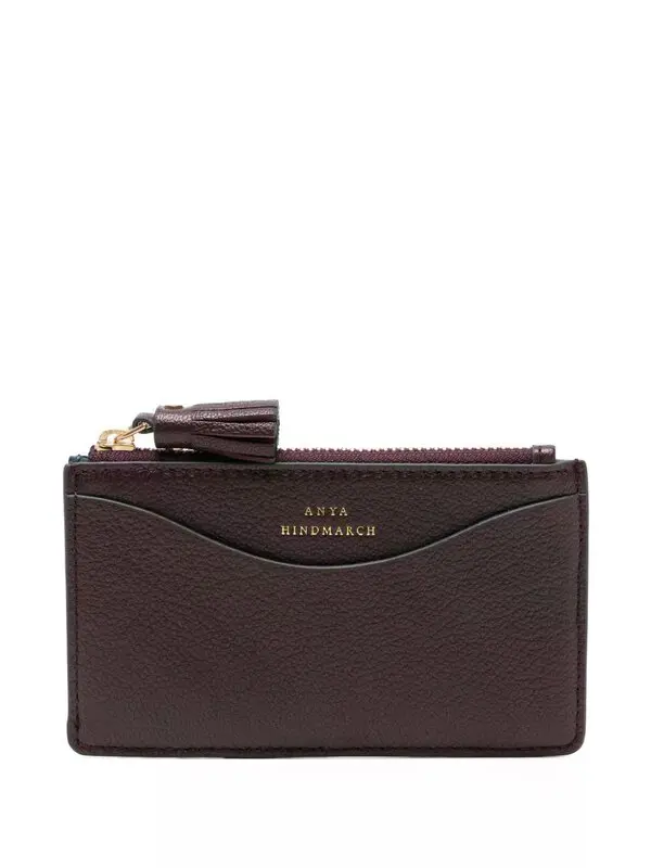 ANYA HINDMARCH Peeping -yes Tassel-detail Wallet - Brown